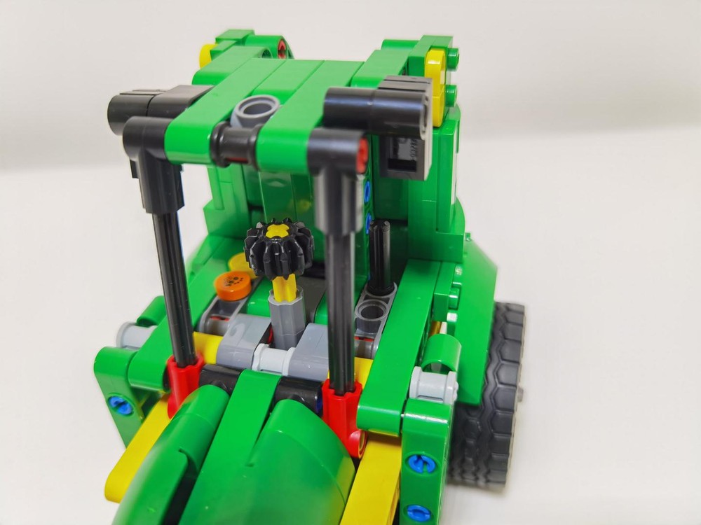 Lego Moc 42168 Tractor And Cultivator By Nofans2 Rebrickable Build