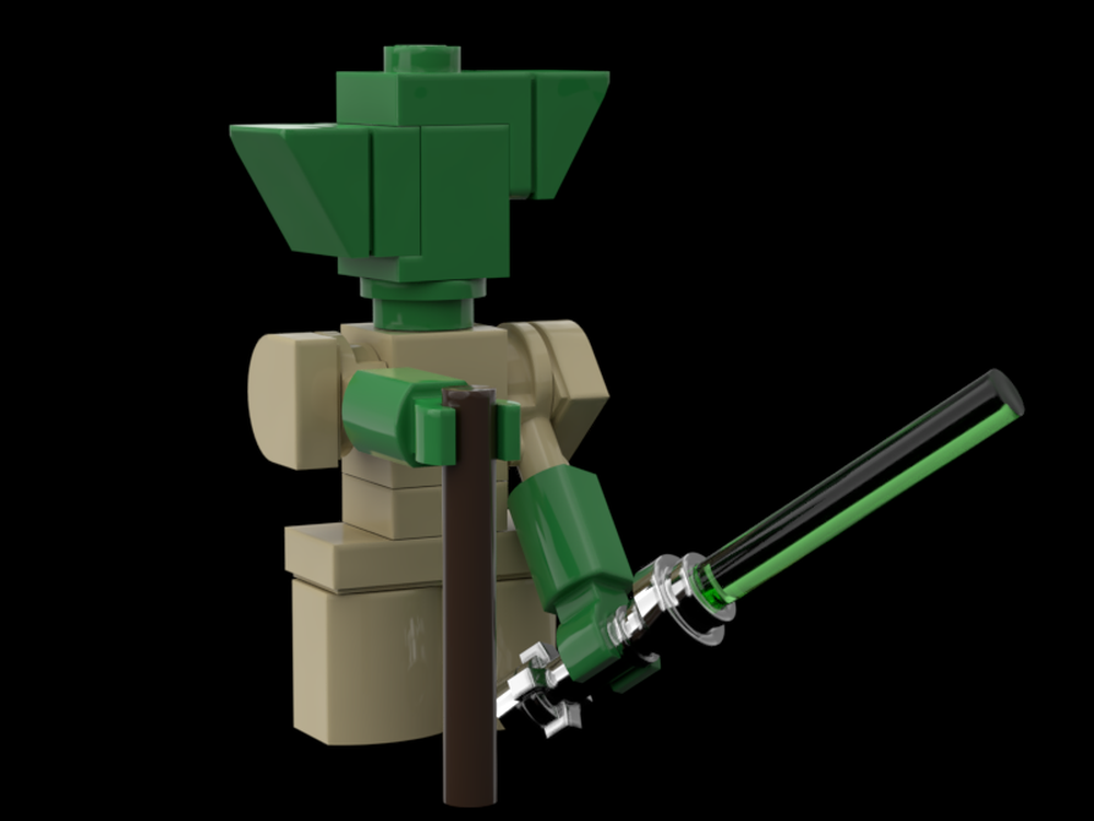 LEGO MOC Goofy brick built Yoda by fineadditionbricks | Rebrickable ...