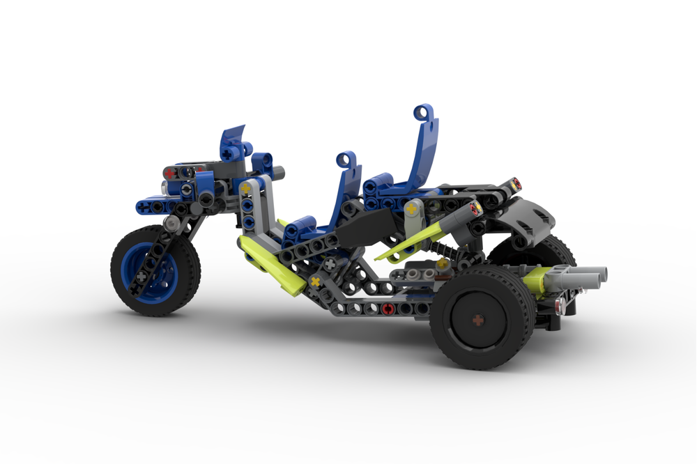 LEGO MOC 42164 Trike by Nequmodiva | Rebrickable - Build with LEGO