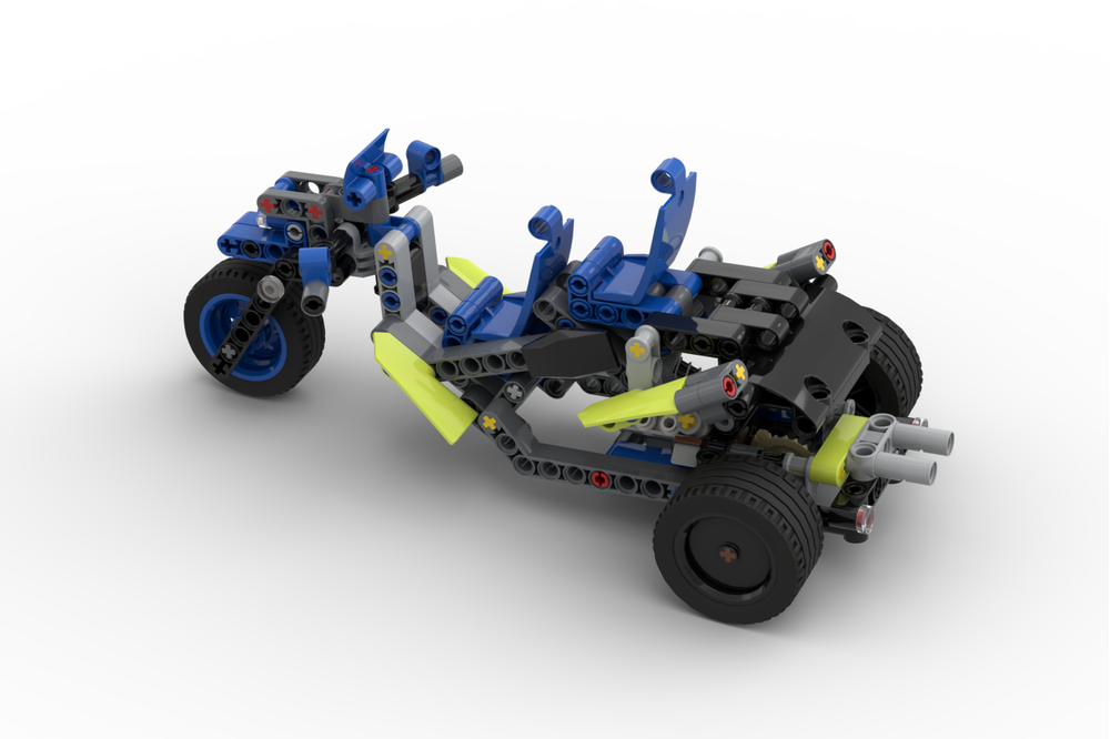 LEGO MOC 42164 Trike by Nequmodiva | Rebrickable - Build with LEGO