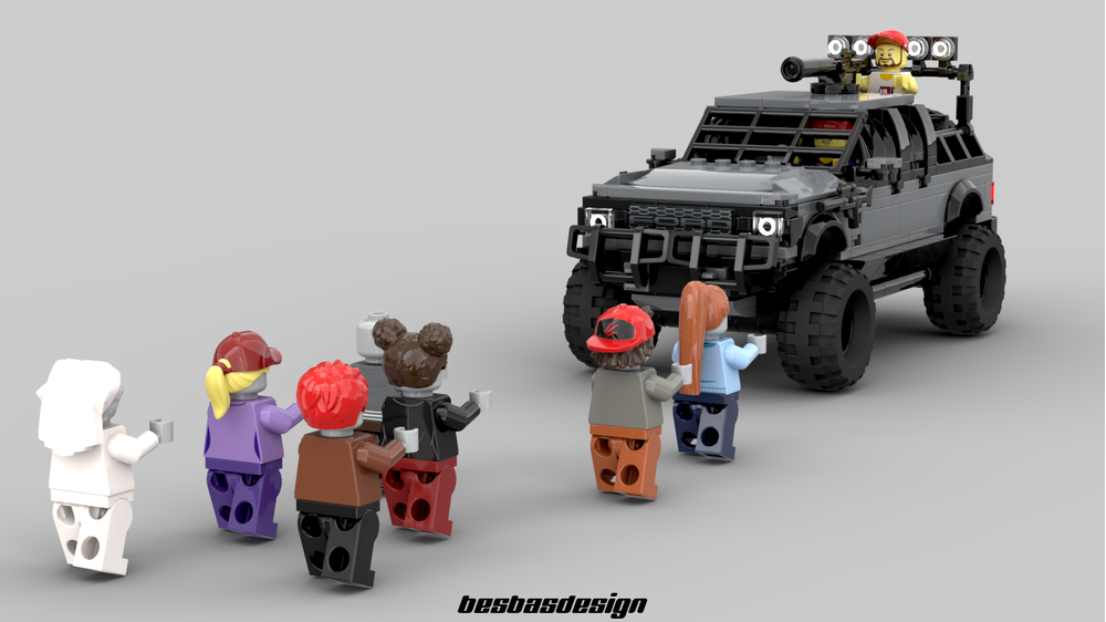Lego Moc Ford® F 150 Raptor Apocalyptic Version By Besbasdesign