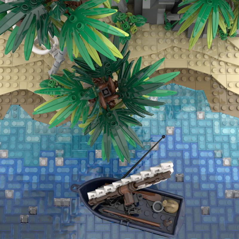 LEGO MOC Caribbean | Tropical Beach by axsbricks | Rebrickable - Build ...