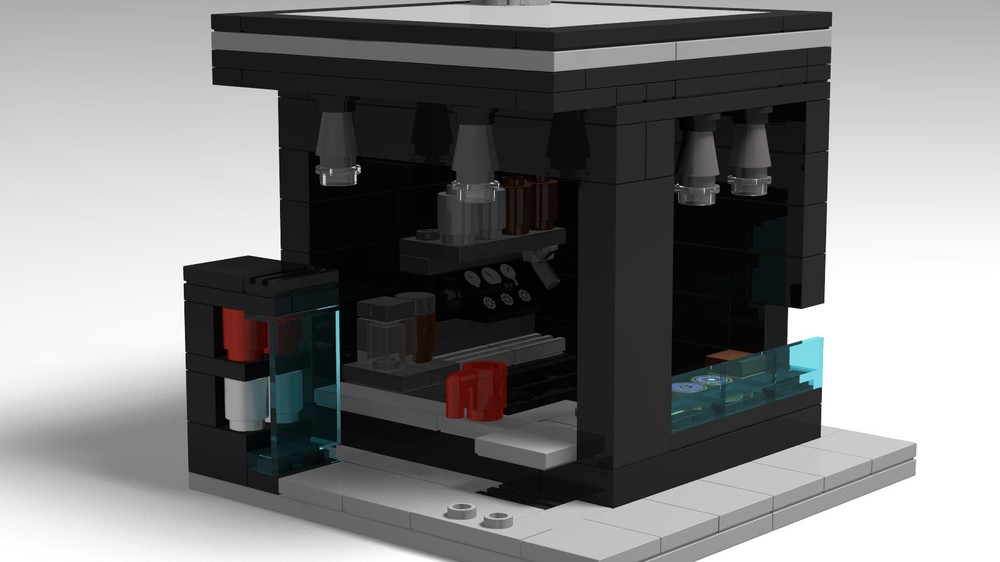 LEGO MOC Coffee Shop by tjharley | Rebrickable - Build with LEGO