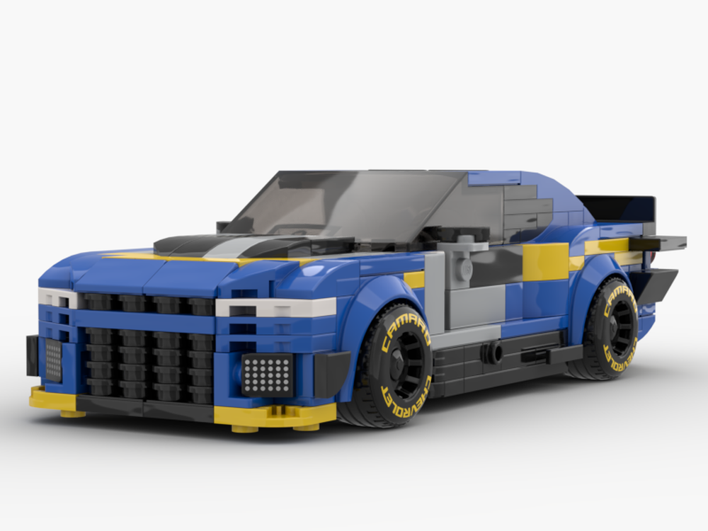 LEGO MOC 2023 Garage 56 Camaro ZL1 Le Mans Stock Car by KineticKit | Rebrickable - Build with LEGO