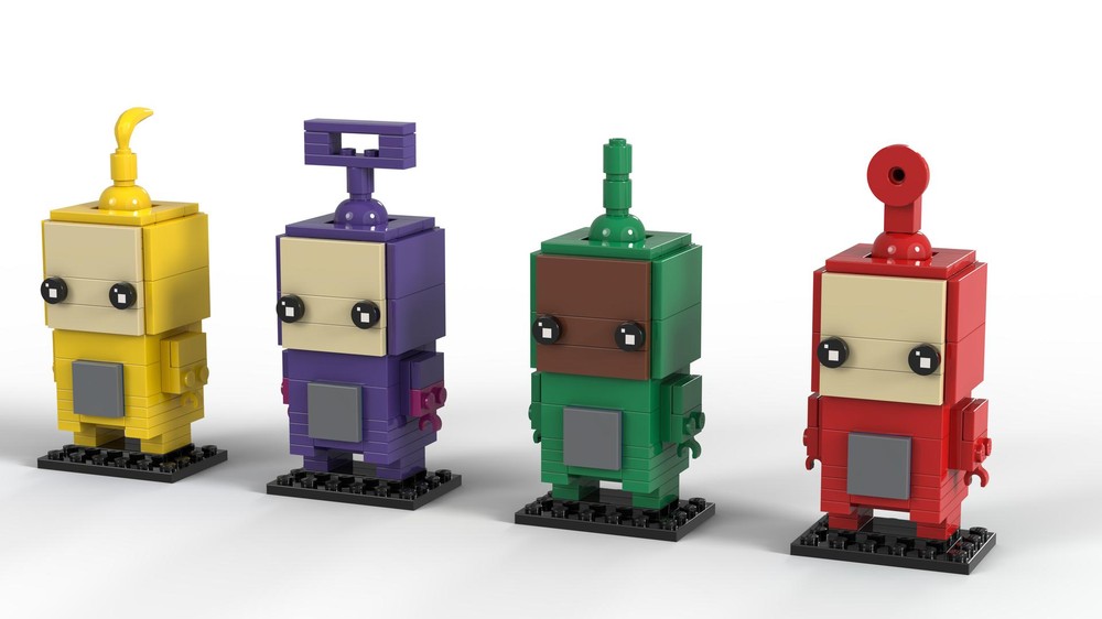 LEGO MOC Teletubbies Brickheadz by YellowDonut | Rebrickable - Build ...