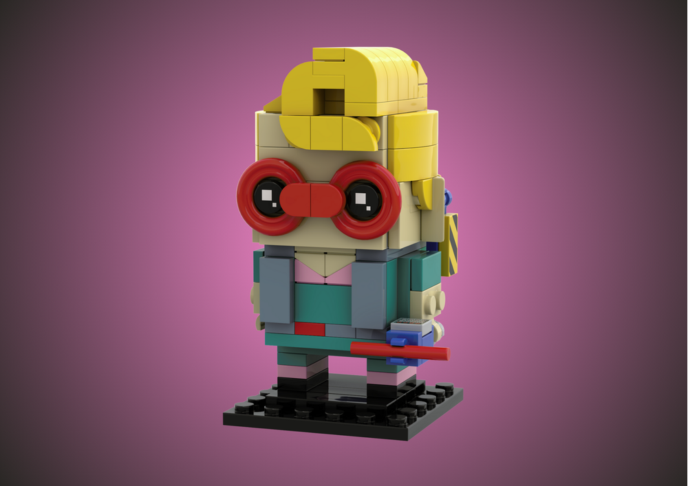 LEGO MOC Egon Spengler by RetroBrix | Rebrickable - Build with LEGO