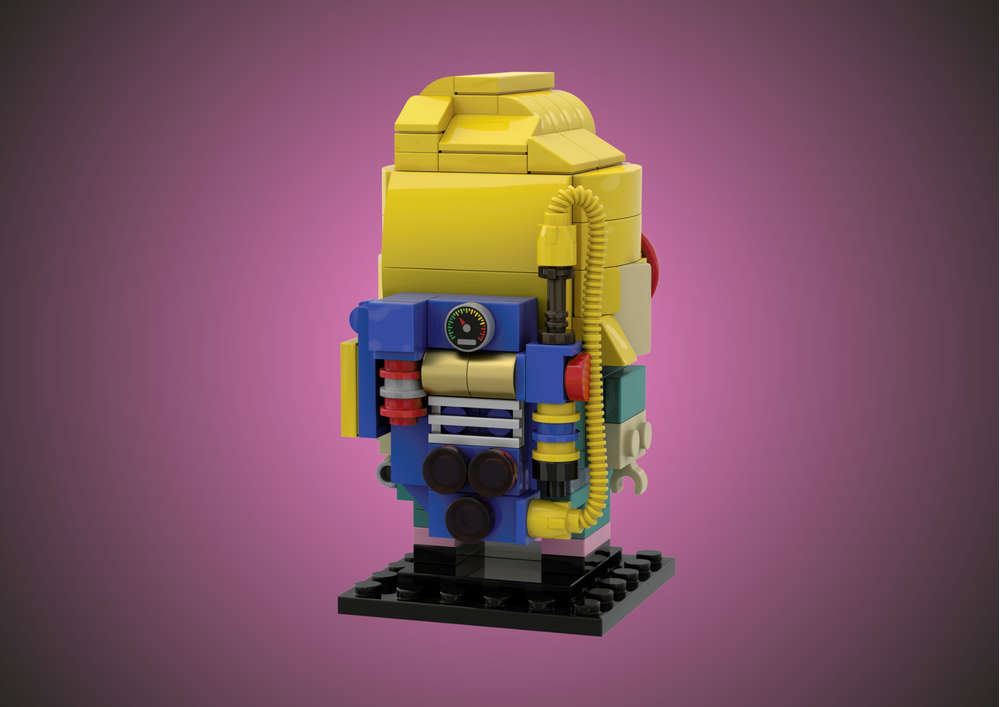 LEGO MOC Egon Spengler by RetroBrix | Rebrickable - Build with LEGO