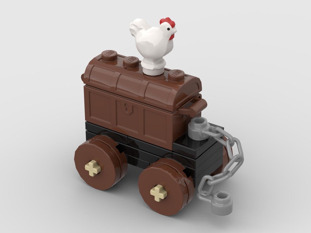 LEGO MOC Chest Cart by szandris89 | Rebrickable - Build with LEGO