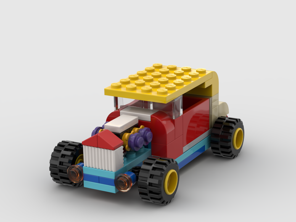 LEGO MOC 10698 - Hot Rod by ChiLegGodt | Rebrickable - Build with LEGO
