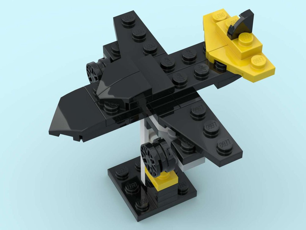 LEGO MOC Small Jetplane 30657 by flobert2 | Rebrickable - Build with LEGO