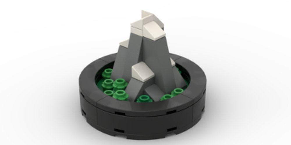 LEGO MOC Micro mountain by SirIceCream | Rebrickable - Build with LEGO