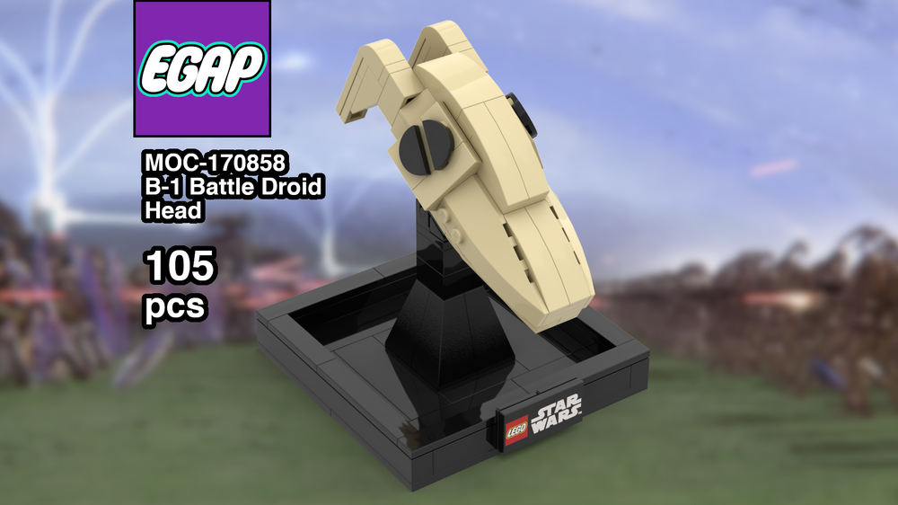 LEGO MOC B-1 Battle Droid Head by egap98 | Rebrickable - Build with LEGO