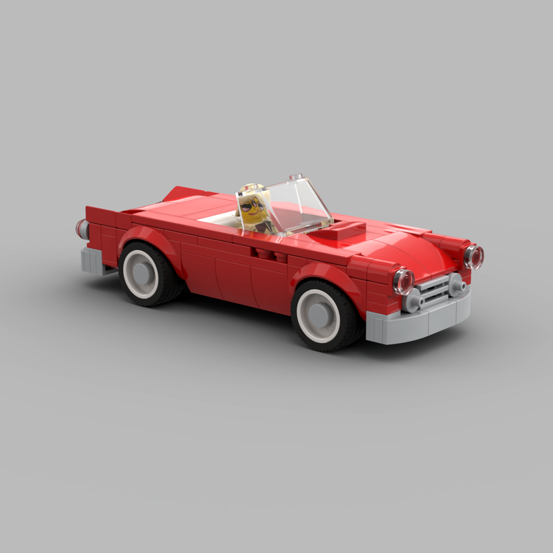 LEGO MOC 1955 Thunderbird by joey_bricks_things | Rebrickable - Build ...
