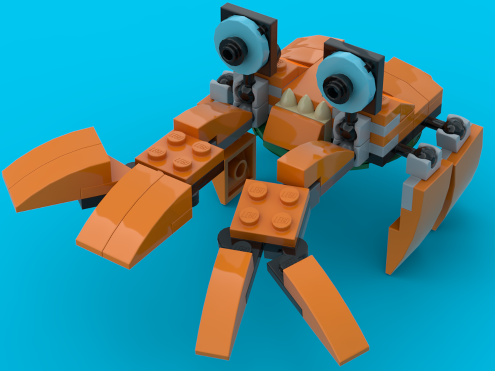 LEGO MOC crab by crafity | Rebrickable - Build with LEGO
