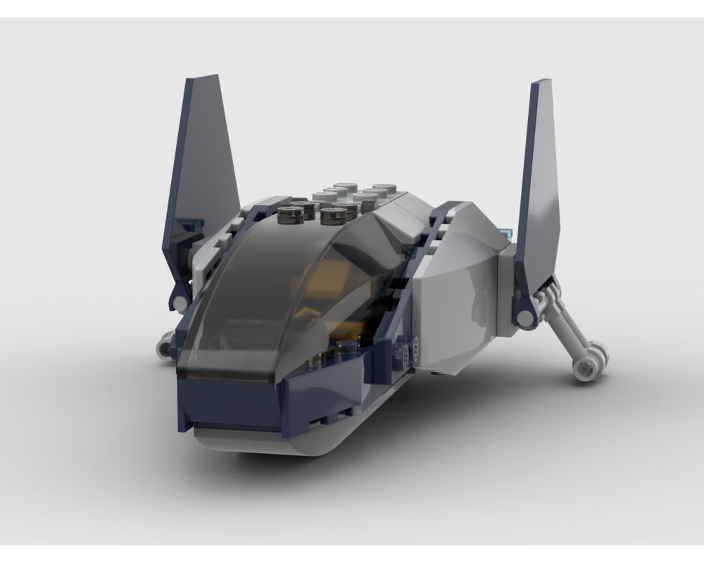 LEGO MOC Little Shuttle by Palomar | Rebrickable - Build with LEGO