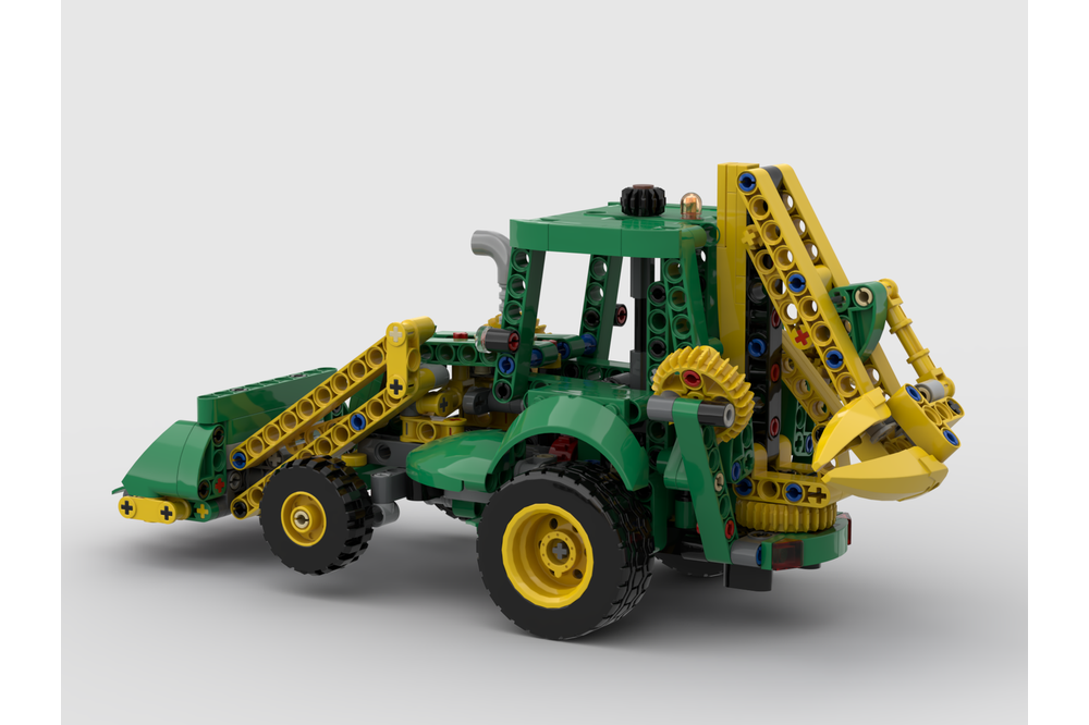 LEGO MOC 42168 Backhoe by thirdwigg | Rebrickable - Build with LEGO