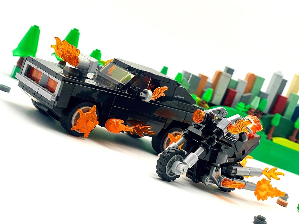 LEGO MOC Ghost Rider Two Pack by IBrickedItUp | Rebrickable - Build ...