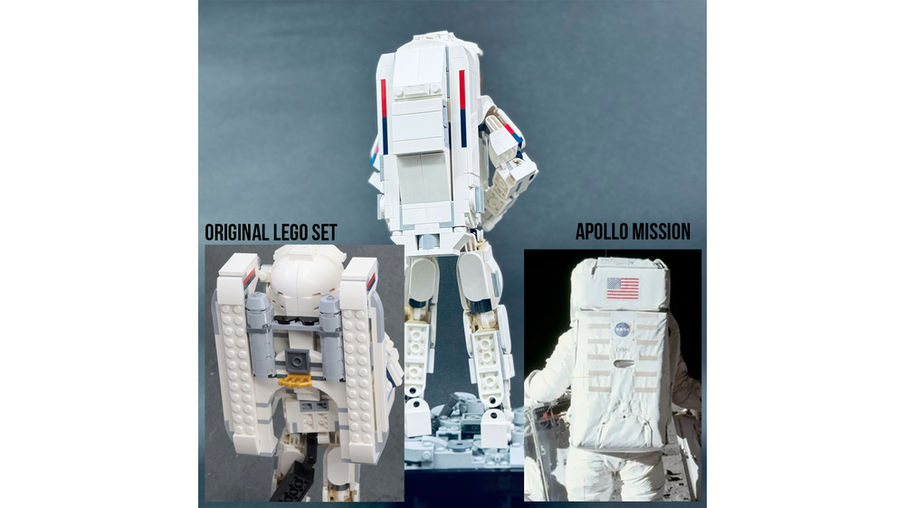 LEGO MOC Astronaut Walking on the Moon 31152+31147 by anderson_brick ...