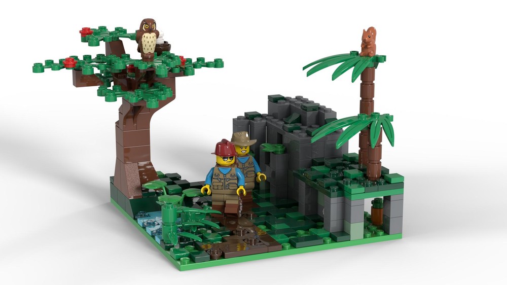 LEGO MOC Forest Hike by YellowDonut | Rebrickable - Build with LEGO