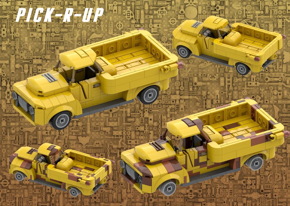 LEGO MOC Pick-R-Up Truck from Fallout by Cube Brick | Rebrickable ...