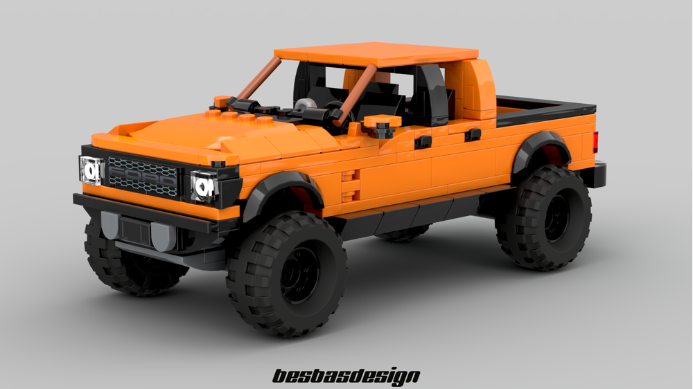 LEGO MOC Ford® F-150 Raptor by besbasdesign | Rebrickable - Build with LEGO
