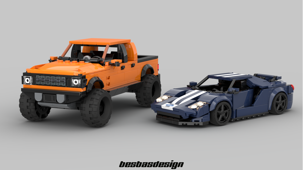 Lego Moc Ford® F 150 Raptor By Besbasdesign Rebrickable Build With Lego