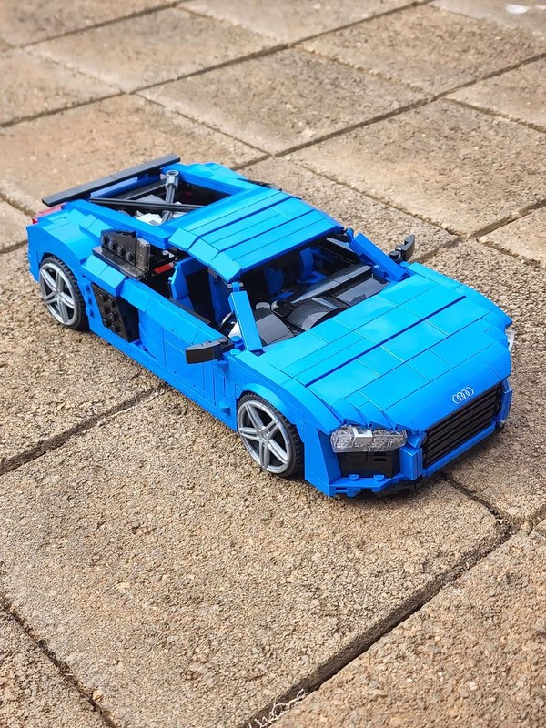 LEGO MOC Audi R8 V10 Plus by Bens Lego Cars | Rebrickable - Build with LEGO