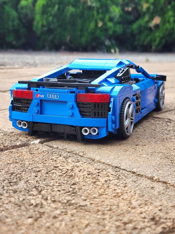 LEGO MOC Audi R8 V10 Plus by Bens Lego Cars | Rebrickable - Build with LEGO