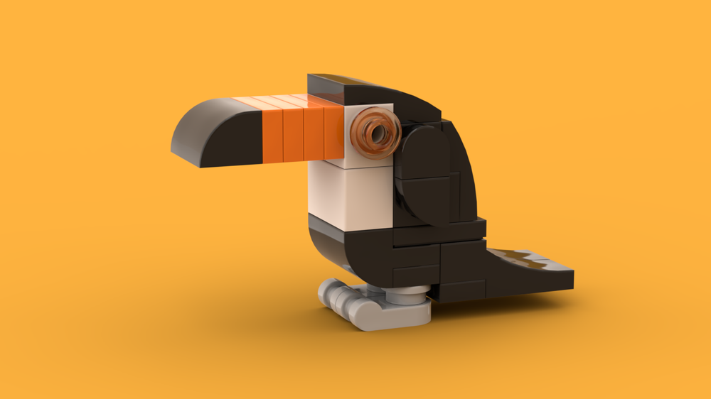 LEGO MOC Tucan by OwlClicker | Rebrickable - Build with LEGO