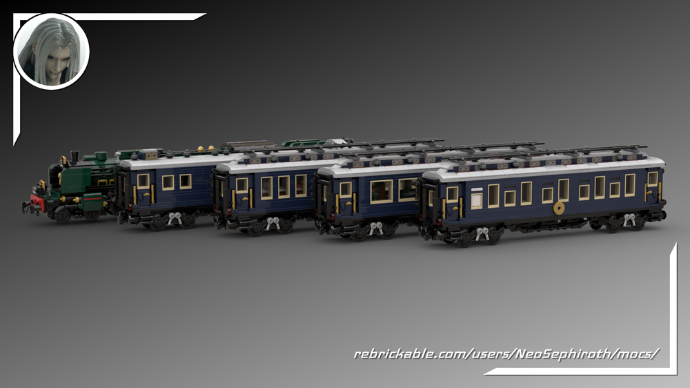 LEGO MOC Orient Express by NeoSephiroth | Rebrickable - Build with LEGO