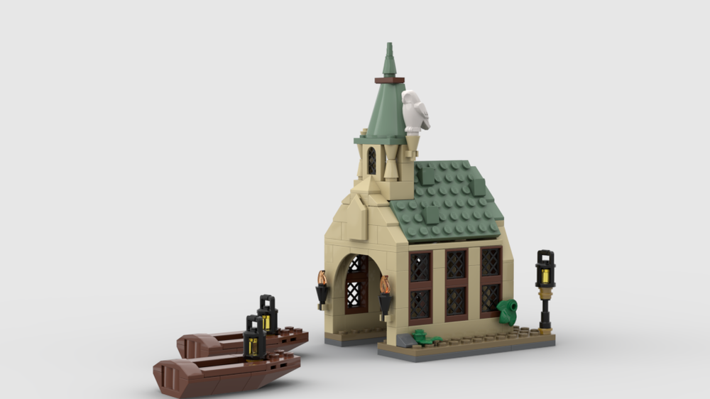 LEGO MOC HP Modular - Boathouse by trueadat | Rebrickable - Build with LEGO