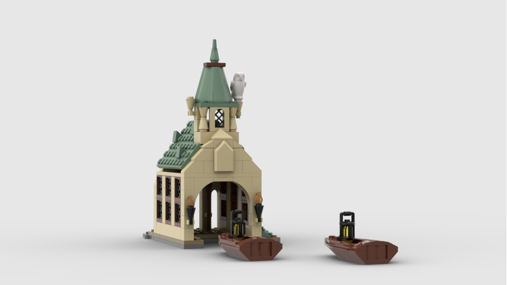 Lego Moc Hp Modular Boathouse By Trueadat Rebrickable Build With Lego