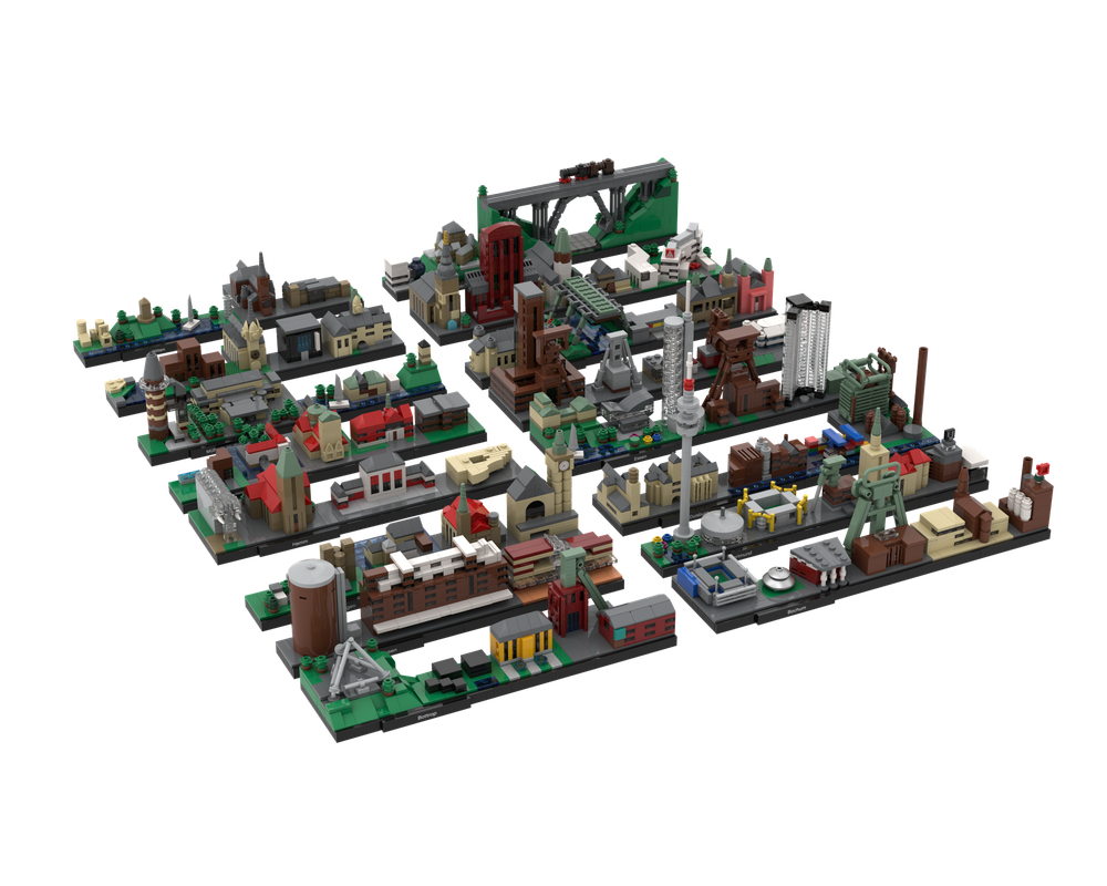 Lego Moc Ruhrgebiet Skylines Bundle By Steinemeister Rebrickable