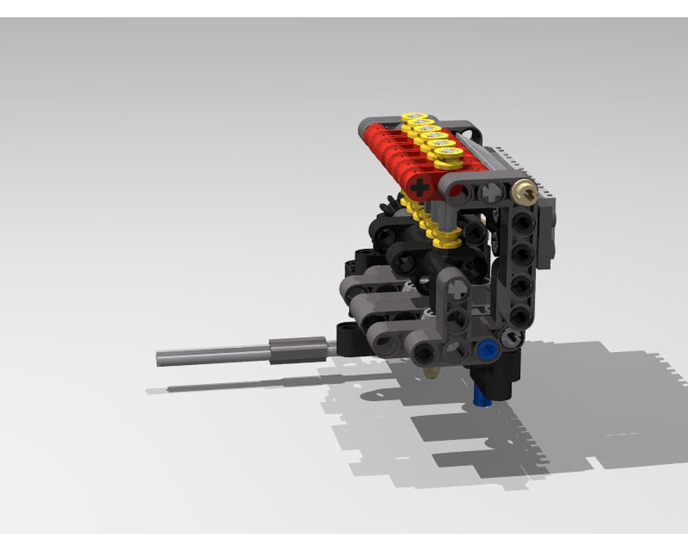 LEGO MOC Transverse engine by Laowang | Rebrickable - Build with LEGO