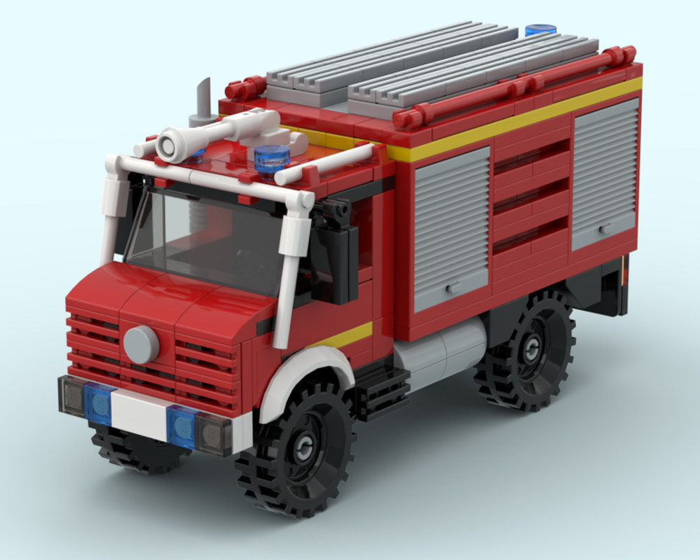 Lego Moc Unimog Feuerwehr Tlf By Bk Brick Design Rebrickable Build With Lego