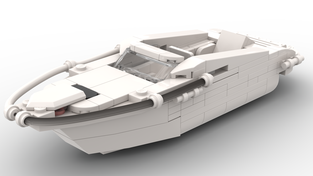 LEGO MOC 6 Wide Boat by zantrax | Rebrickable - Build with LEGO