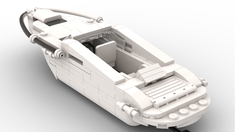 Lego Moc 6 Wide Boat By Zantrax Rebrickable Build With Lego