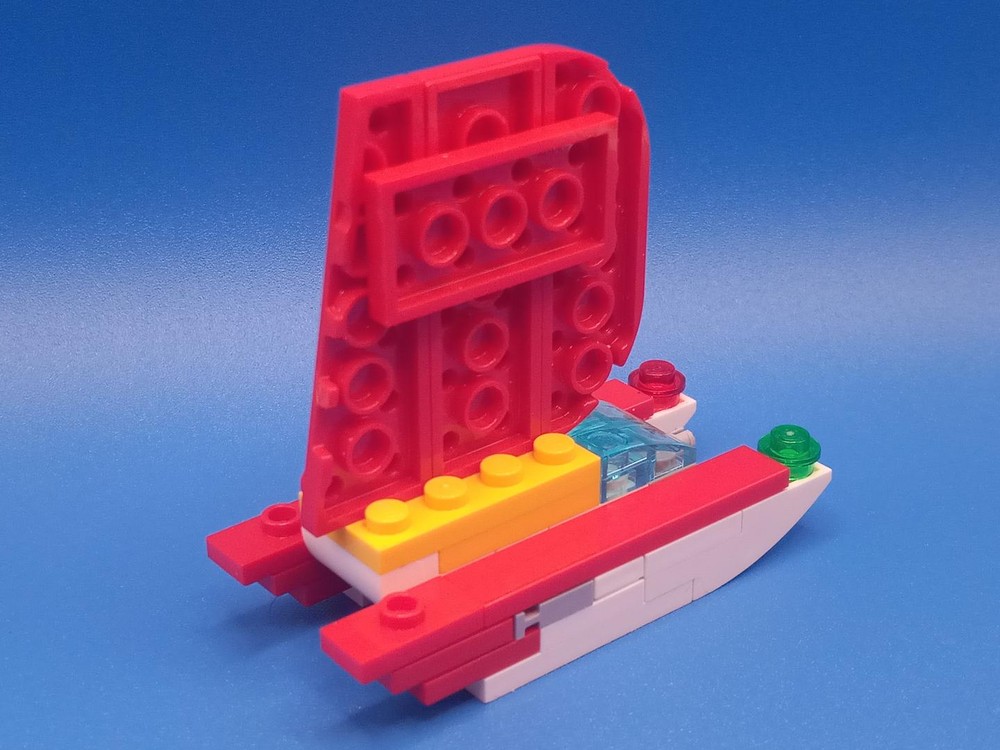 Lego Moc 30669 Catamaran By Dafeld Rebrickable Build With Lego