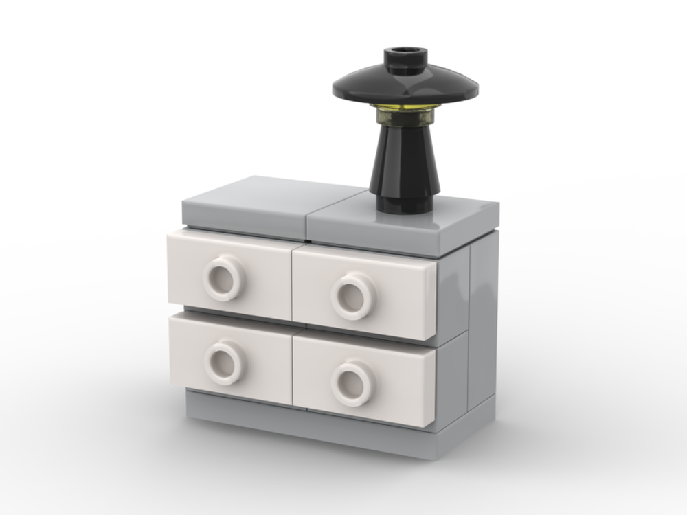 LEGO MOC-170975 Draws With Lamp - Minifig Scaled by RYO Furniture ...