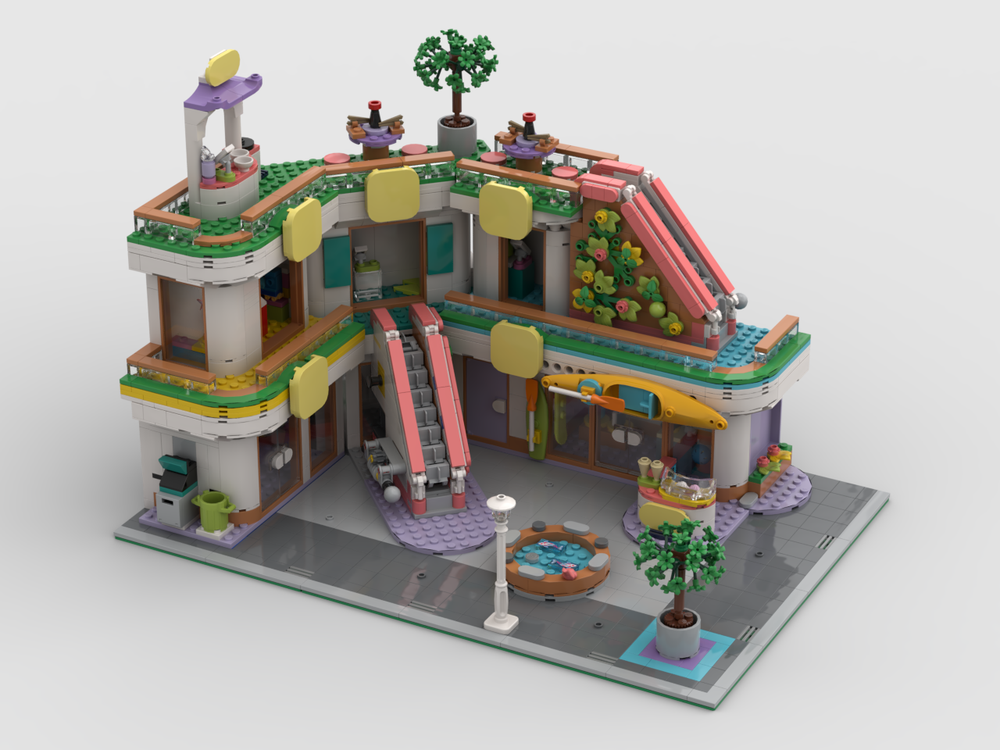 LEGO MOC Friends Shopping Mall Modular Building by KTBrickworks ...