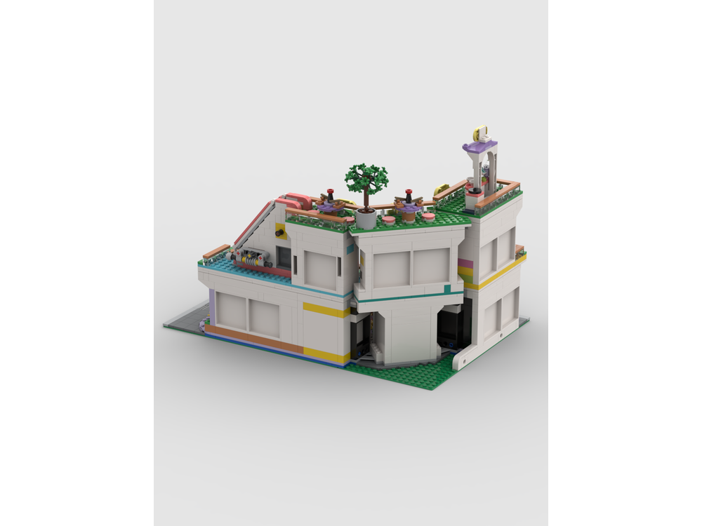 Lego Moc Friends Shopping Mall Modular Building By Ktbrickworks