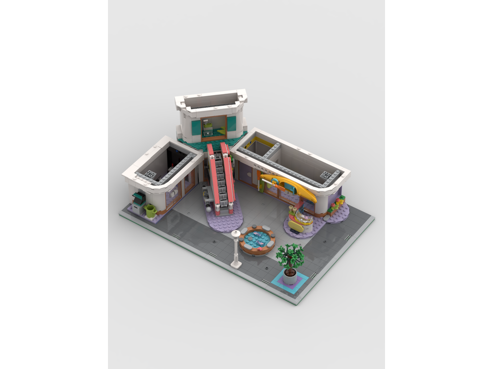 Lego Moc Friends Shopping Mall Modular Building By Ktbrickworks