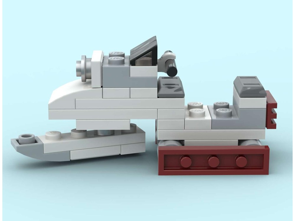 Lego Moc Snowmobile 30654 By Flobert2 Rebrickable Build With Lego