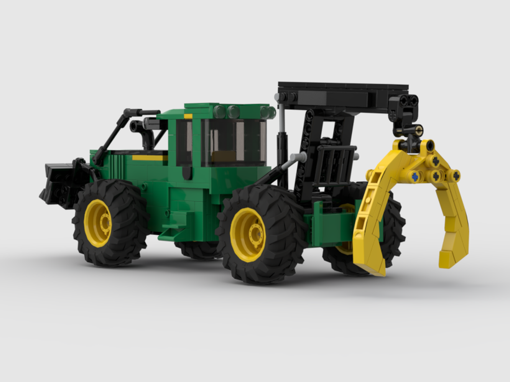 LEGO MOC Log Skidder John Deere 948L III by gerlingt | Rebrickable ...