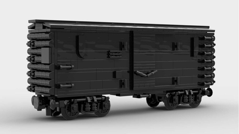 LEGO MOC 6-Wide Boxcar by 603bricks | Rebrickable - Build with LEGO