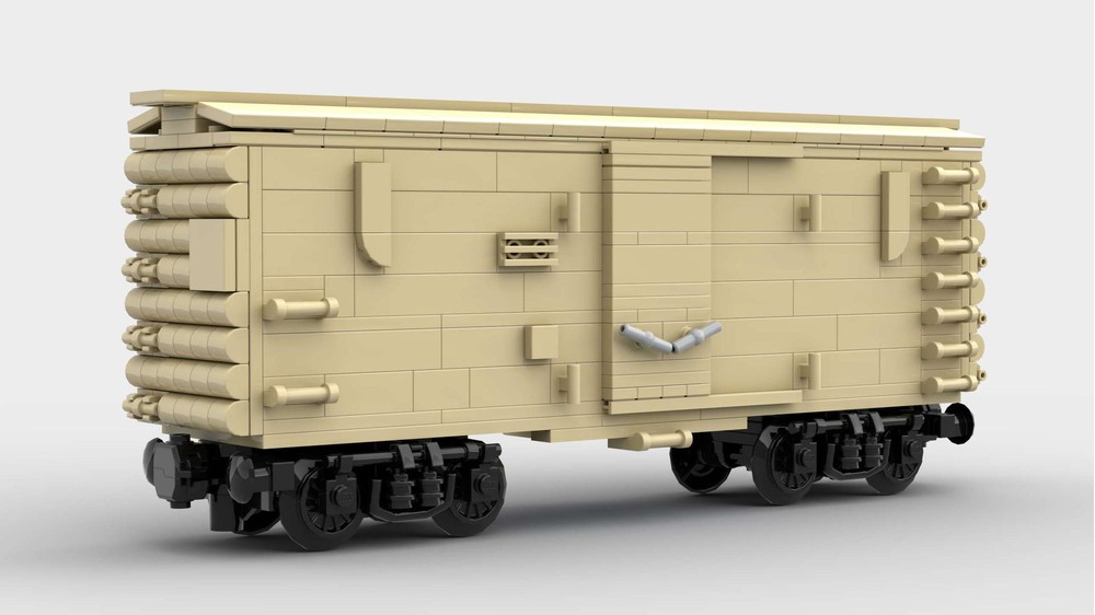 LEGO MOC 6-Wide Boxcar by 603bricks | Rebrickable - Build with LEGO