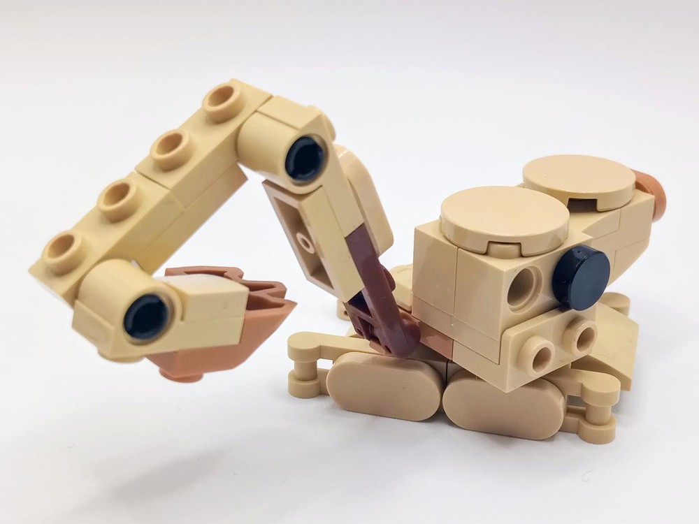 Lego Moc 30666 Excavator By Dafeld Rebrickable Build With Lego