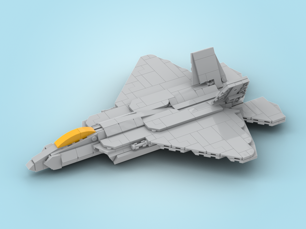 LEGO MOC F-22 (1/72 scale) by abracada_brick | Rebrickable - Build with ...