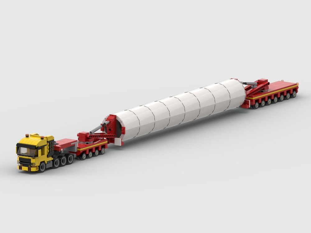 LEGO MOC Volvo FH16 8x4 mit Windradturmteil Trailer by damianlaui ...