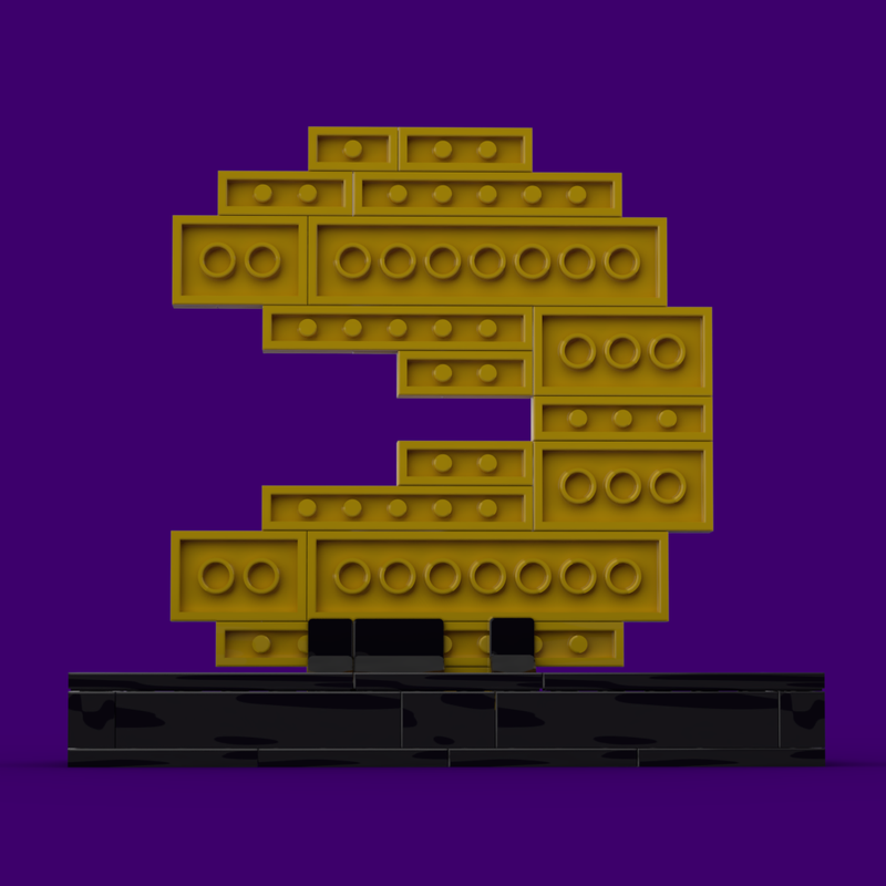 LEGO MOC Pacman by birdbrickbuilds | Rebrickable - Build with LEGO